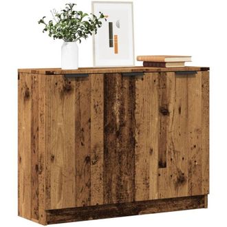 vidaXL Sideboard Altholz-Optik 90,5x30x70 cm Holzwerkstoff - Vidaxl