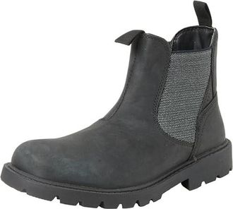 Geox Fille J Shaylax Girl Bateau cheville, Noir, 37 EU