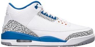 Nike Nike Baskets rétro Air Jordan 3 pour enfant, Blanc/cuivre métallique, 6 Toddler