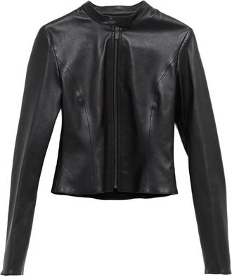 Gucci Zip-up Leather Jacket
