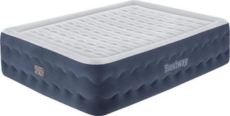 Bestway TriTech Doppelluftbett TruLeisure mit antimikrobieller Oberfl&auml;che & integrierter Elektropumpe 203 x 152 x 51 cm
