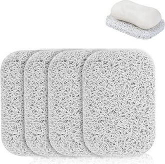 Generic Lot de 6 coussinets de levage de savon pour porte-savon, barres porte-savon pour douche, cuisine, salle de bain, voyage, h&ocirc;tel