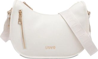 Liu Jo logo zip crossbody bag - Wei&szlig;