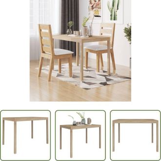 vidaXL Akazienholz Esstisch - Esstisch 110x70x75 cm Massivholz Akazie