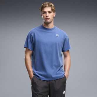 Puma T-shirt &agrave; motif Team PUMA x SAYSKY Unisexe, V&ecirc;tements, Bleu, 3XL