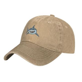Generic Requin en Col&egrave;re Unisexe Chapeau De Cowboy Anti-Soleil Chapeau Athl&eacute;tique Casquette Trucker pour Golf Running Tennis