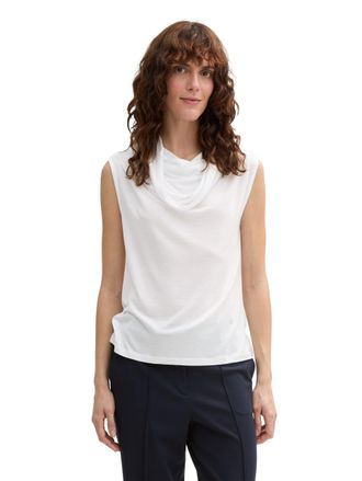 Tom Tailor Damen 1047236 Top, 20000 - White, 3XL EU