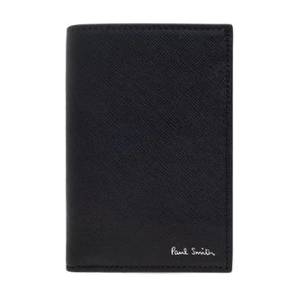 Paul Smith Leder Portemonnaie mit Logo - - Accessories - Herren - Schwarzk - ONE SIZE