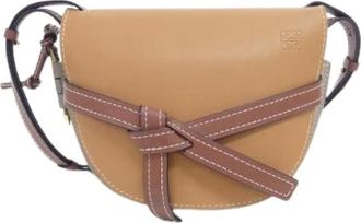 Loewe Pre-owned Gate Small Calf Shoulder Bag - Femme - Pre-owned - Brun - Taille: ONE Size