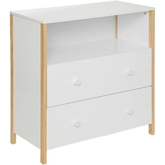 Atmosphera Commode en bois Kima Blanc Atmosphera For Kids