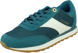 Spot On Elle F7402 Baskets &agrave; lacets d&eacute;contract&eacute;es pour femme, turquoise, 39 EU
