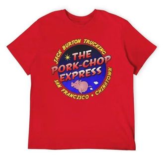 Generic Chinatown Delivery Hero T-Shirt classique Action Com&eacute;die graphique T-shirt en coton doux Haut de film nostalgique, Rouge, 4XL