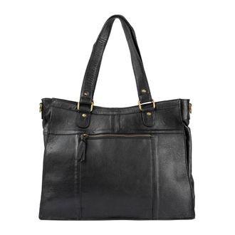 Re:designed Handgefertigte Leder Crossbody Tasche Schwarz - - Bags - Damen - Schwarzk - ONE SIZE