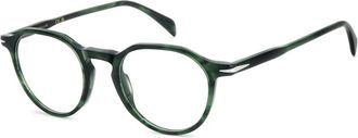 Eyewear by David Beckham unisex, Accessoires, Vert, Taille: 48 MM 1230 Optical Frame