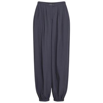 Moss Copenhagen Malanie Hose - - Trousers - Damen - Blau - M
