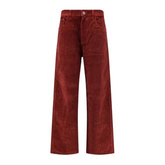 R&oacute;he Weite Hosen - - Trousers - Damen - Rot - M