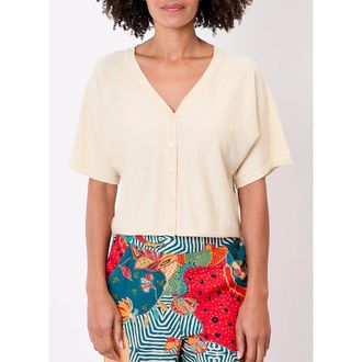 La Fianc&eacute;e Du M&eacute;kong Gilet court en maille uni MELIO