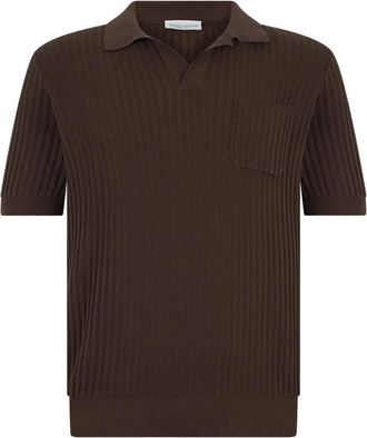 Roberto Collina Homme, Tops, Brun, Taille: XL Hauts