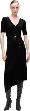 Karl Lagerfeld Femme, Robes, Noir, Taille: 42 FR Robes Midi