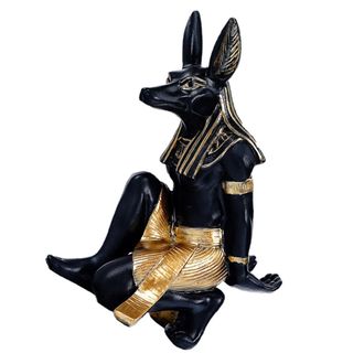 BESPORTBLE Anubis Hund Skulptur Weinregal aus Resin Stabiles Freistehendes Weinflaschenhalter Rutschfestes Weinregal Deko f&uuml;r Wohnzimmer und B&uuml;ro Geschenk f&uuml;r We