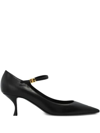 Dolce & Gabbana Hohe Schuhe - Pointed Toe Half-Heel Pumps - Gr. 36,5 (EU) - in Schwarz - f&uuml;r Damen