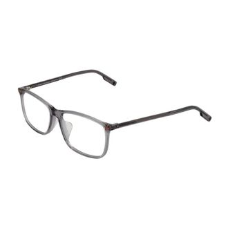 Ermenegildo Zegna Graue Rechteckige Optische Brillen mit Etui - - Accessories - Herren - Grau - ONE SIZE