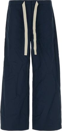 Max Mara Femme, Pantalons, Bleu, Taille: 40 FR Argento Wide Pantalons