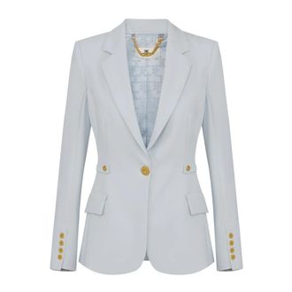 Elisabetta Franchi Schmuckdetail Jacke - - Jackets - Damen - Blau - XS