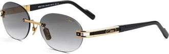 Cazal Cazal, unisex, Accessoires, Jaune, Taille: 56 MM Lunettes de soleil ovales
