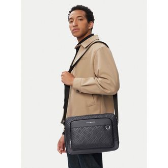 Tommy Hilfiger Umh&auml;ngetasche Tommy Hilfiger Th Flag Computer Bag AM0AM14428 Grau