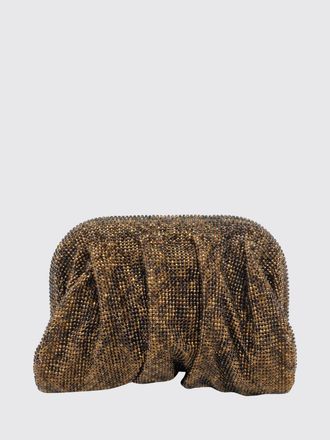 Benedetta Bruzziches Venus Drapierte Mesh-Clutch mit Strass und Riemen