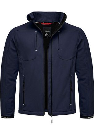 Amaci & Sons Softshelljacke VISALIA Softshelljacke Herren Herbst Winter Softshell Funktions Outdoor Regenjacke