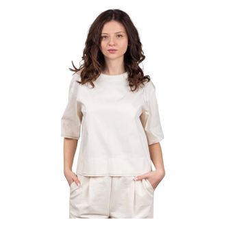 Gran Sasso Femme, Blouses et Chemises, Beige, Taille: 36 FR Blouses