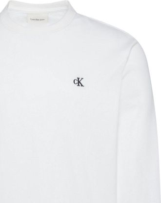 Calvin Klein Jeans Langarmshirt LS EASY MONOGRAM TEE Mit Rundhalsausschnitt, regular fit
