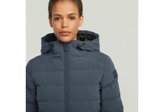 G-Star Steppjacke Foundation Padded Long leicht tailliert, lang geschnitten