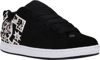 DC Court Graffik Damen Sneaker, Black White Print, 36 EU