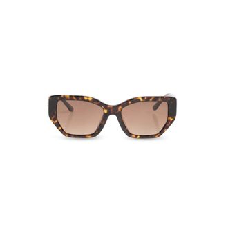 Tory Burch Kira &Uuml;bergro&szlig;e Geometrische Sonnenbrille - - Accessories - Damen - Braun - 53 MM