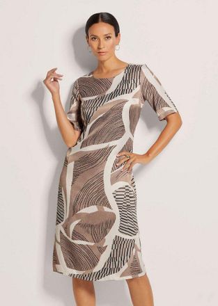 Madeleine Maxikleid Kleid mit kurzen &Auml;rmeln