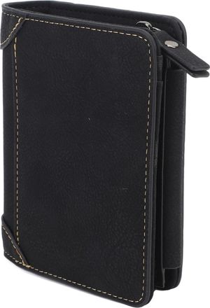 Walmeck Vintage Dreifach Gefaltete Kurze Geldb&ouml;rse f&uuml;r Herren f&uuml;r den T&auml;glichen Gebrauch auf Reisen, Geldb&ouml;rse mit Rei&szlig;verschluss f&uuml;r Herren, Geschenk aus PU-