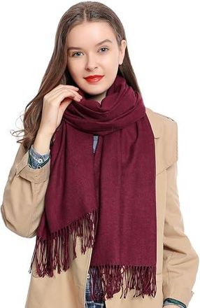 DonDon &Eacute;charpe femme hiver chaud et douce Ch&acirc;le Etole Foulard 185 x 65 cm - baie