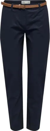 Jacqueline de Yong Jacqueline de Yong, Femme, Pantalons, Bleu, Taille: 40 FR Chicago MW Belted Chino Pant
