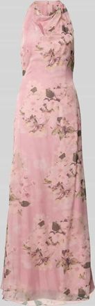 Mascara Abendkleid mit Neckholder und tiefem R&uuml;ckenausschnitt