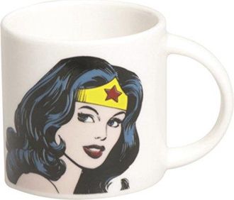 Excelsa Superhelden Espresso-Tasse Wonder Woman 5.9x5.9x5.9 cm Bianco