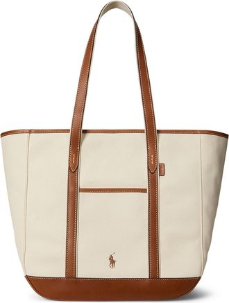 Polo Ralph Lauren Handtasche Polo Ralph Lauren 428968158001 Écru