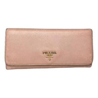 Prada Portefeuille Vintage Pre-owned - Femme - Pre-owned - Rose - Taille: ONE Size
