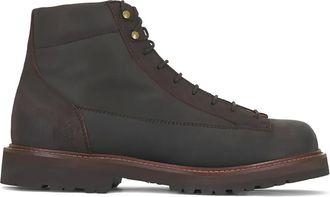 Brunello Cucinelli Schn&uuml;rstiefel aus Leder - Braun