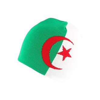 Nyls Cr&eacute;ation Bonnet Algerie Vert et Blanc - Mixte