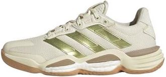 adidas Femme Stabil 16 Indoor Shoes Chaussures de Sport, Off White/Gold met./Crystal Sand, 37 1/3 EU
