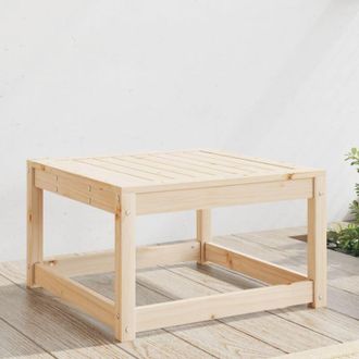 vidaXL Vidaxl - Repose-pied de jardin bois de pin massif
