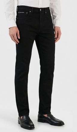 Calvin Klein Jeans Skinny-fit-Jeans CALVIN KLEIN JEANS SKINNY, Herren, Gr. 30, L&auml;nge 34, schwarz (ck classic schwarz), Denim/Jeans, Obermaterial: 80% Baumwolle, 12% Poly